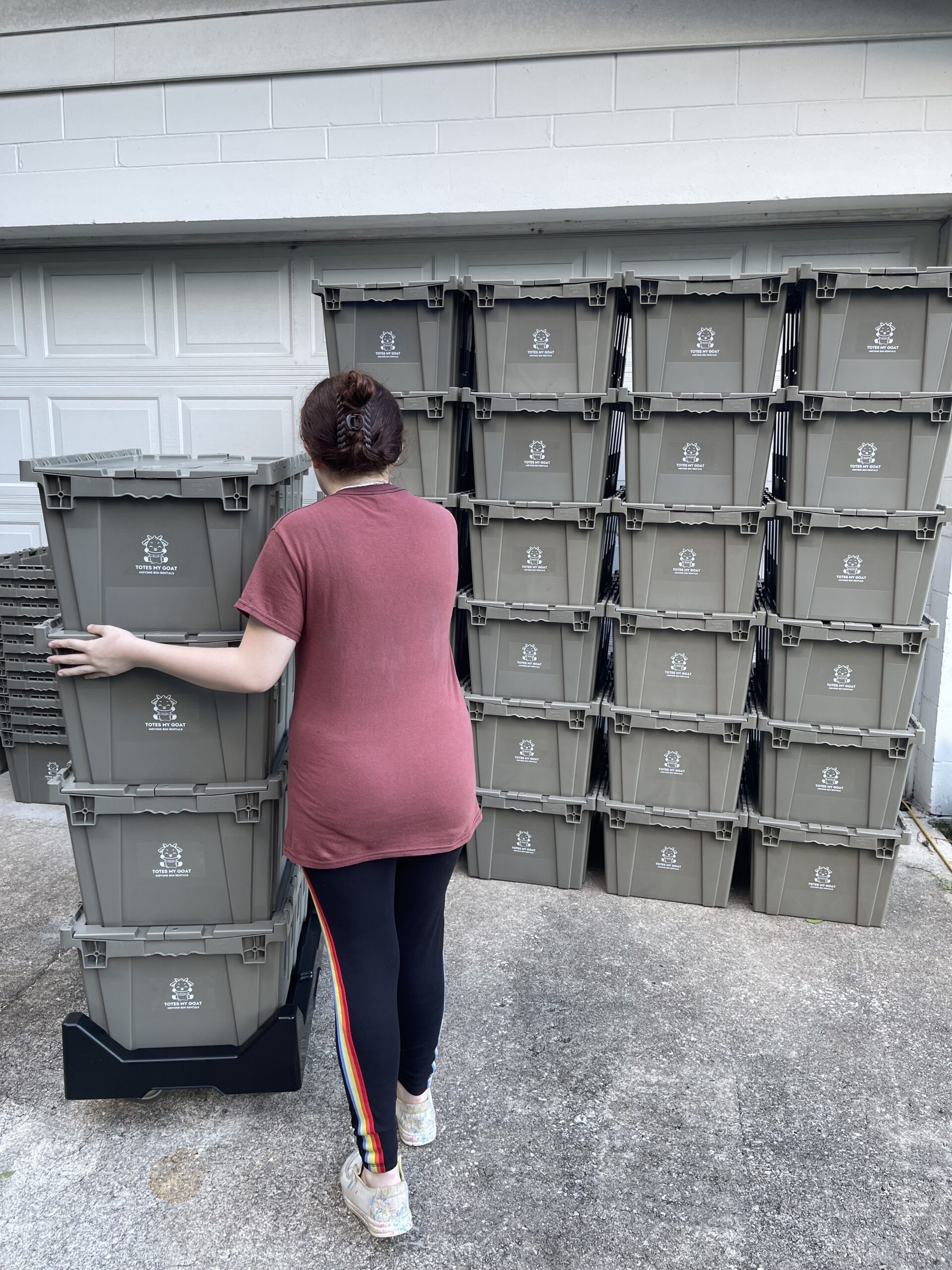 Delivery and Pick Up Service | Totes My Goat - Moving Tote Rentals